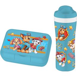 Koziol Trinkflasche CANDY L PAW PATROL, 425 ml,+Lunchbox OASE PAW PATROL,100%recycelbar,CO² neutral produziert, blau