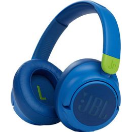 JBL JR460NC Kinder-Kopfhörer (Noise-Cancelling, A2DP Bluetooth, AVRCP Bluetooth, Bluetooth, HFP, Active Noise Cancelling), blau