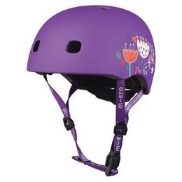 Micro Helm Floral Purple Scooterhelmgröße - S,
