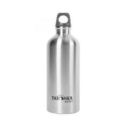 Tatonka Stainless Steel Bottle 0,6l Edelstahl-Trinkflasche Trinkflaschenfarbe - Silver, Trinkflaschenvolumen - 0,6 Liter,