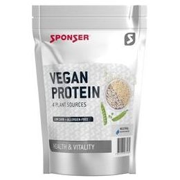 Sponser Vegan Protein Neutral, 480 g Beutel Konsistenz - Pulver, Einnahmeempfehlung - bei Bedarf/Mahlzeiten, Geschmack - Neutral,