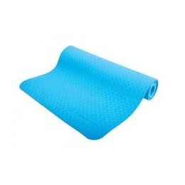Donic Schildkröt Schildkröt TPE Yogamatte, Blau, 4mm, PVC-frei, im Carrybag