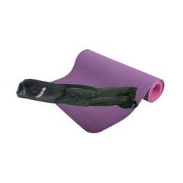 Donic Schildkröt Schildkröt-Fitness Bicolor Yogamatte, Purple-Pink, 4mm, PVC-frei, im Carrybag Fitnessmattengröße - Länge 180-190cm, Breite bis 60cm, Fitnessmattenstärke - 0,4cm,