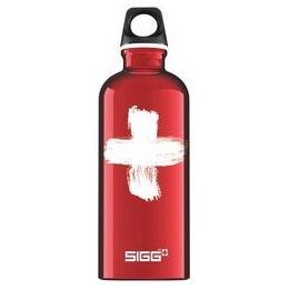 Sigg Trinkflasche Swiss Red 0.6l Trinkflaschenvolumen - 0,6 Liter, Trinkflaschenfarbe - Red,