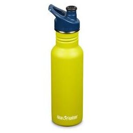 Klean Kanteen Edelstahl Trinkflasche Classic 532ml Sport Cap, green apple Trinkflaschenvolumen - 0,5 Liter, Trinkflaschenfarbe - Yellow,