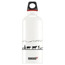 Sigg Trinkflasche Swiss Craft 0.6l Trinkflaschenvolumen - 0,6 Liter, Trinkflaschenfarbe - White,
