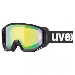 Uvex Athletic CV Bike, black, lens: mirror green S1