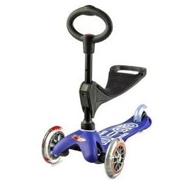 Micro Scooter Mini Micro 3in1 Deluxe blau, inkl. T-Stange Kickboardreifen - PU Reifen, Kickboardart - Kickboard 1-5 Jahre , Kickboardfarbe - Blau,