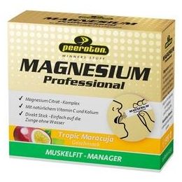 Peeroton Muskelfit-Manager Magnesium Professional Direktstick, Tropic Maracuja