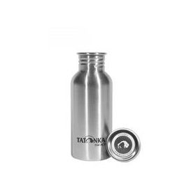 Tatonka Steel Bottle Premium 0,5l Edelstahlflasche Trinkflaschenfarbe - Silver, Trinkflaschenvolumen - 0,5 Liter,