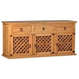 MiaMöbel Mexico Sideboard Massivholz Pinie Mexiko Möbel Mexikanisch