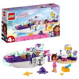LEGO Gabby's Dollhouse 10786 Meerkätzchens Schiff und Spa Bausatz, Mehrfarbig