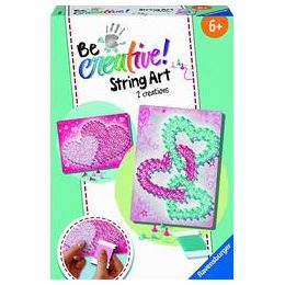 RAVENSBURGER String Art Heart Spielset Mehrfarbig