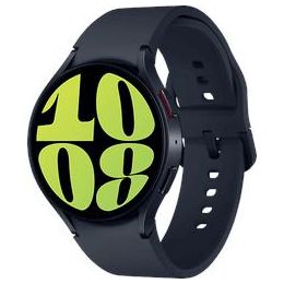 SAMSUNG Galaxy Watch6 LTE 44 mm Smartwatch Fluorkautschuk, M/L, Graphite