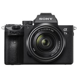 SONY Alpha 7 M3 KIT (ILCE-7M3K) + Tasche Speicherkarte Systemkamera mit Objektiv 28-70 mm, 7,6 cm Display Touchscreen, WLAN