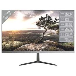 Mendler PEAQ PMO S323-IQSC 32 Zoll WQHD Slim Monitor (5 ms Reaktionszeit, 75 Hz)