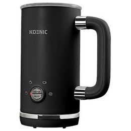 Genisys KOENIC KMF 15321 B Milchaufschäumer, Schwarz/Edelstahl, 500 Watt, 0,3 l