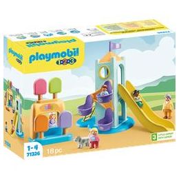 PLAYMOBIL 71326 1.2.3: Erlebnisturm mit Eisstand Spielset, Mehrfarbig