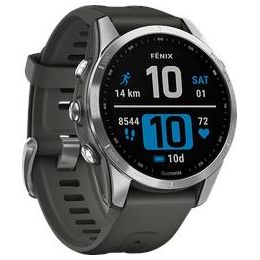 Thule GARMIN Fenix 7S Smartwatch Edelstahl Silikon, 108-182 mm, Graphit