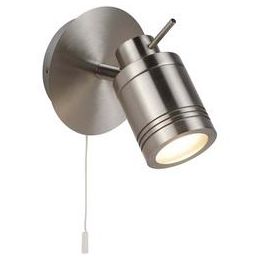 Wand Spot Lampe Leuchte Silber Strahler Küche Büro Flur Bade Zimmer Beleuchtung