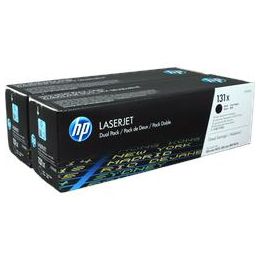 2 HP Toner CF210XD 131X schwarz