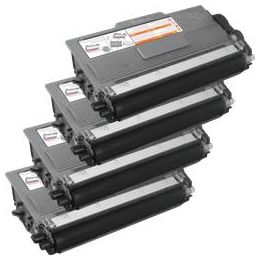 4 Ampertec Toner kompatibel mit Brother TN-3330 schwarz