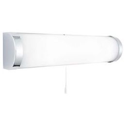 Wand Spot Lampe Chrom Leuchte Glas Röhre Dimmbar Weiß Bade Zimmer Beleuchtung