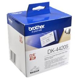 Brother PT Etiketten DK44205 weiss 62mm x 30,48m Rolle ablösbar