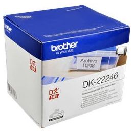 Brother PT Etiketten DK22246 weiss 103mm x 30,48m Rolle
