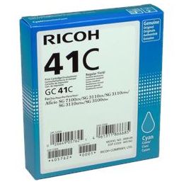 Ricoh Gel Cartridge 405762 GC-41C cyan OEM