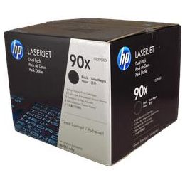 2 HP Toner CE390XD 90X schwarz