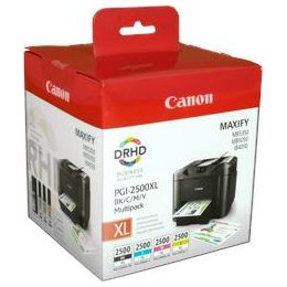 4 Canon Tinten 9254B004 PGI-2500XL BK C M Y 4-farbig