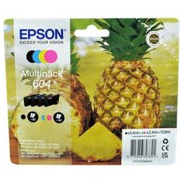 4 Epson Tinten C13T10G64010 604 4-farbig