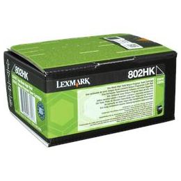 Lexmark Toner 80C2HK0 802HK schwarz