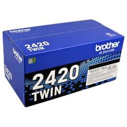 2 Brother Toner TN-2420TWIN schwarz