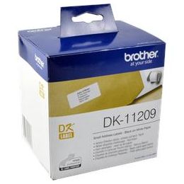 Brother PT Etiketten DK11209 weiss 29x62mm 800 St. Rolle