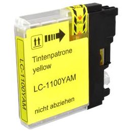 Ampertec Tinte kompatibel mit Brother LC-1100Y LC-980Y Universal yellow