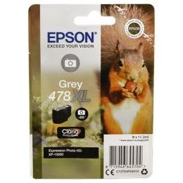 Epson Tinte C13T04F64010 Grey 478XL grau