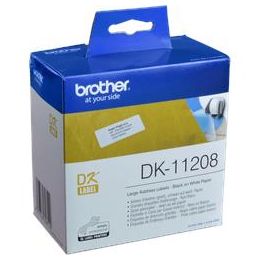 Brother PT Etiketten DK11208 weiss 38x90mm 400 St. Rolle