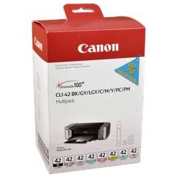 8 Canon Tinten 6384B010 CLI-42 Multipack 8-farbig