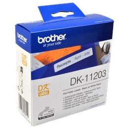 Brother PT Etiketten DK11203 weiss 17x87mm 300 St. Rolle