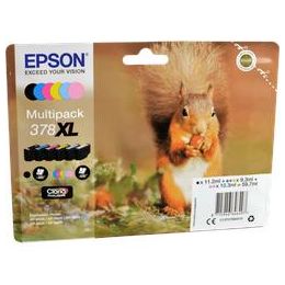 6 Epson Tinten C13T37984010 Multipack 378XL 6-farbig