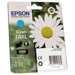 Epson Tinte C13T18124012 Cyan 18XL cyan