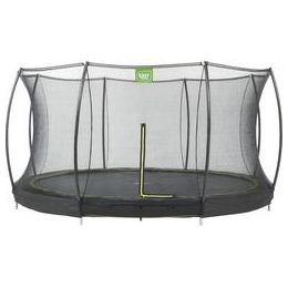 Gartentrampolin EXIT "Silhouette Ground", schwarz, Trampoline, Kinder, Ø 427cm