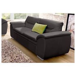 2,5-Sitzer COTTA "Leandra" Sofas Gr. B/H/T: 205cm x 88cm x 90cm, NaturLEDER, braun