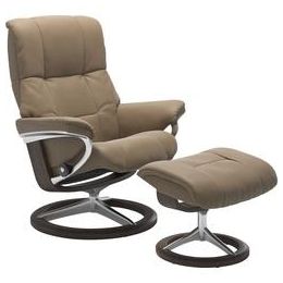 Relaxsessel stressless "Mayfair", braun (almond paloma), B:79cm H:102cm T:44cm, Leder BATICK: BATICK ist ein leicht korrigiertes, durchgefärbtes und genarbtes Möbelleder, bei dem die meisten Unebenheiten und Spuren in der Regel entfernt wurden., Leder PALOMA: PALOMA ist ein durchgefärbtes Semianilin-Möbelleder mit natürlicher Narbung., ROHLEDER Stoff Q2 FARON: Ein fester zuverlässiger Bouclu00e9 m