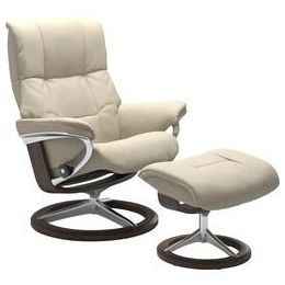 Relaxsessel stressless "Mayfair", beige (cream batick), B:79cm H:102cm T:44cm, Leder BATICK: BATICK ist ein leicht korrigiertes, durchgefärbtes und genarbtes Möbelleder, bei dem die meisten Unebenheiten und Spuren in der Regel entfernt wurden., Leder PALOMA: PALOMA ist ein durchgefärbtes Semianilin-Möbelleder mit natürlicher Narbung., ROHLEDER Stoff Q2 FARON: Ein fester zuverlässiger Bouclu00e9 mi