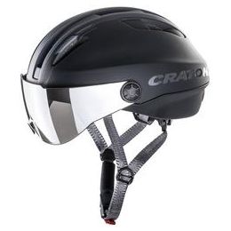 Fahrradhelm Cratoni "Pedelec-Helm EVO" Helme Gr. 58/61 Kopfumfang: 58cm - 61cm, schwarz (schwarz/anthrazit matt)