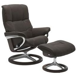 Relaxsessel stressless "Mayfair", braun (braun batick), B:79cm H:102cm T:44cm, Leder BATICK: BATICK ist ein leicht korrigiertes, durchgefärbtes und genarbtes Möbelleder, bei dem die meisten Unebenheiten und Spuren in der Regel entfernt wurden., Leder PALOMA: PALOMA ist ein durchgefärbtes Semianilin-Möbelleder mit natürlicher Narbung., ROHLEDER Stoff Q2 FARON: Ein fester zuverlässiger Bouclu00e9 mi