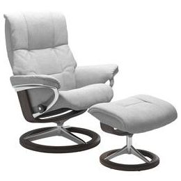 Relaxsessel stressless "Mayfair", grau (light grau q2 faron), B:83cm H:102cm T:73cm, Leder BATICK: BATICK ist ein leicht korrigiertes, durchgefärbtes und genarbtes Möbelleder, bei dem die meisten Unebenheiten und Spuren in der Regel entfernt wurden., Leder PALOMA: PALOMA ist ein durchgefärbtes Semianilin-Möbelleder mit natürlicher Narbung., ROHLEDER Stoff Q2 FARON: Ein fester zuverlässiger Bouclu0